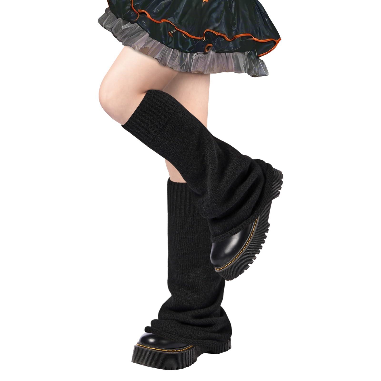 Leg Warmers for Women Knitted Goth Lolita | Moon Wood