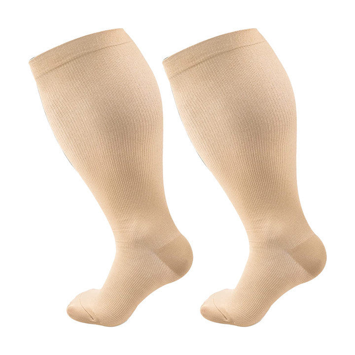 Plus Size Solid Color Compression Socks | Moon Wood