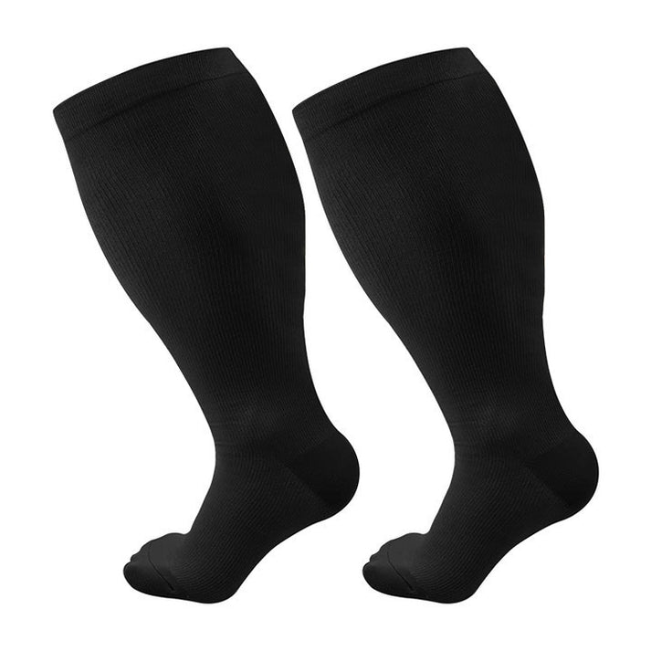 Plus Size Solid Color Compression Socks | Moon Wood