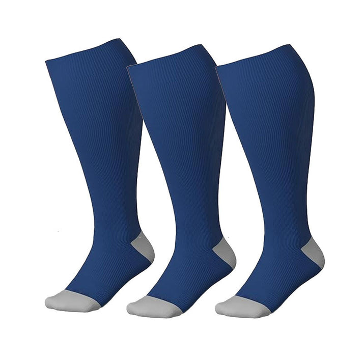 Plus Size Wide Calf Compression Socks Solid Color | Moon Wood