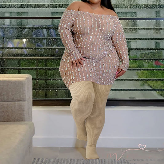 Plus Size Thigh Highs - Moon Wood